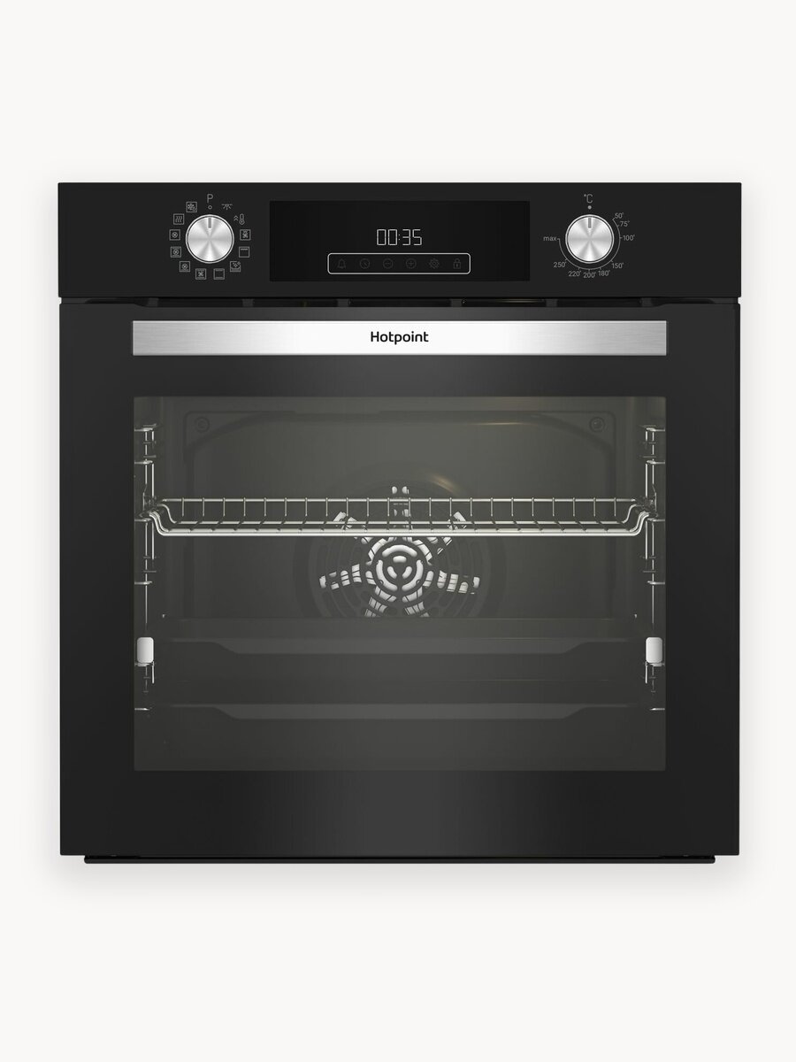 Электрический духовой шкаф Hotpoint HFE9 1231 JSH BL, 72 л, гриль/конвекция, черный
