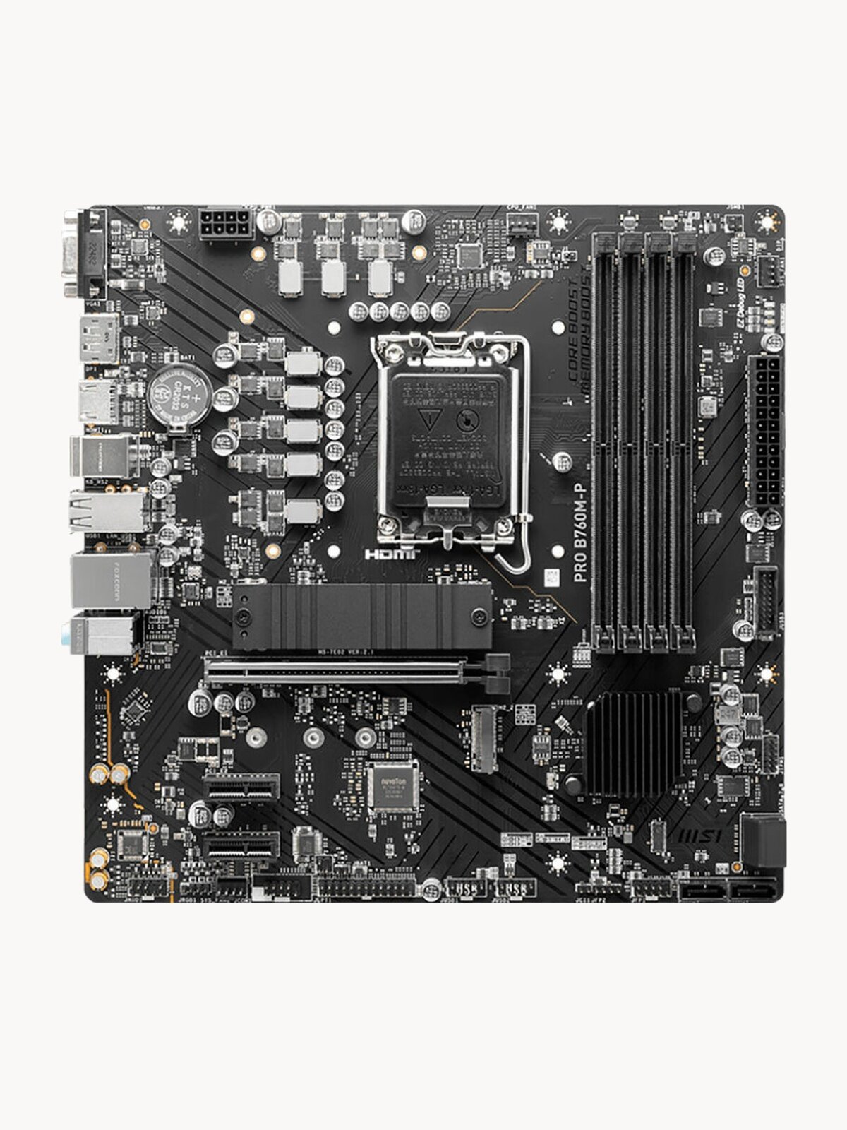 Материнская плата MSI PRO B760M-P (LGA1700, mATX)