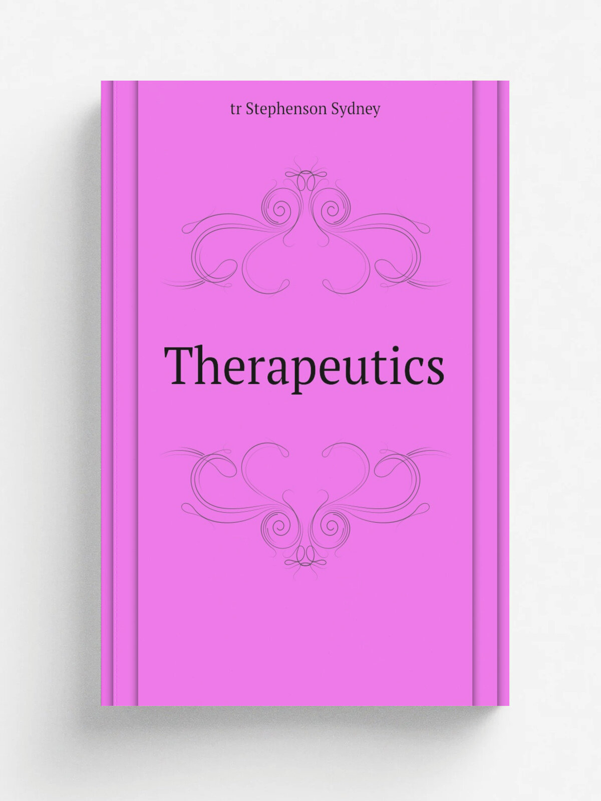 Therapeutics | tr Stephenson Sydney | Репринт