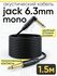 Гитарный кабель угловой TS Jack6.3/Jack6.3 1,5 м