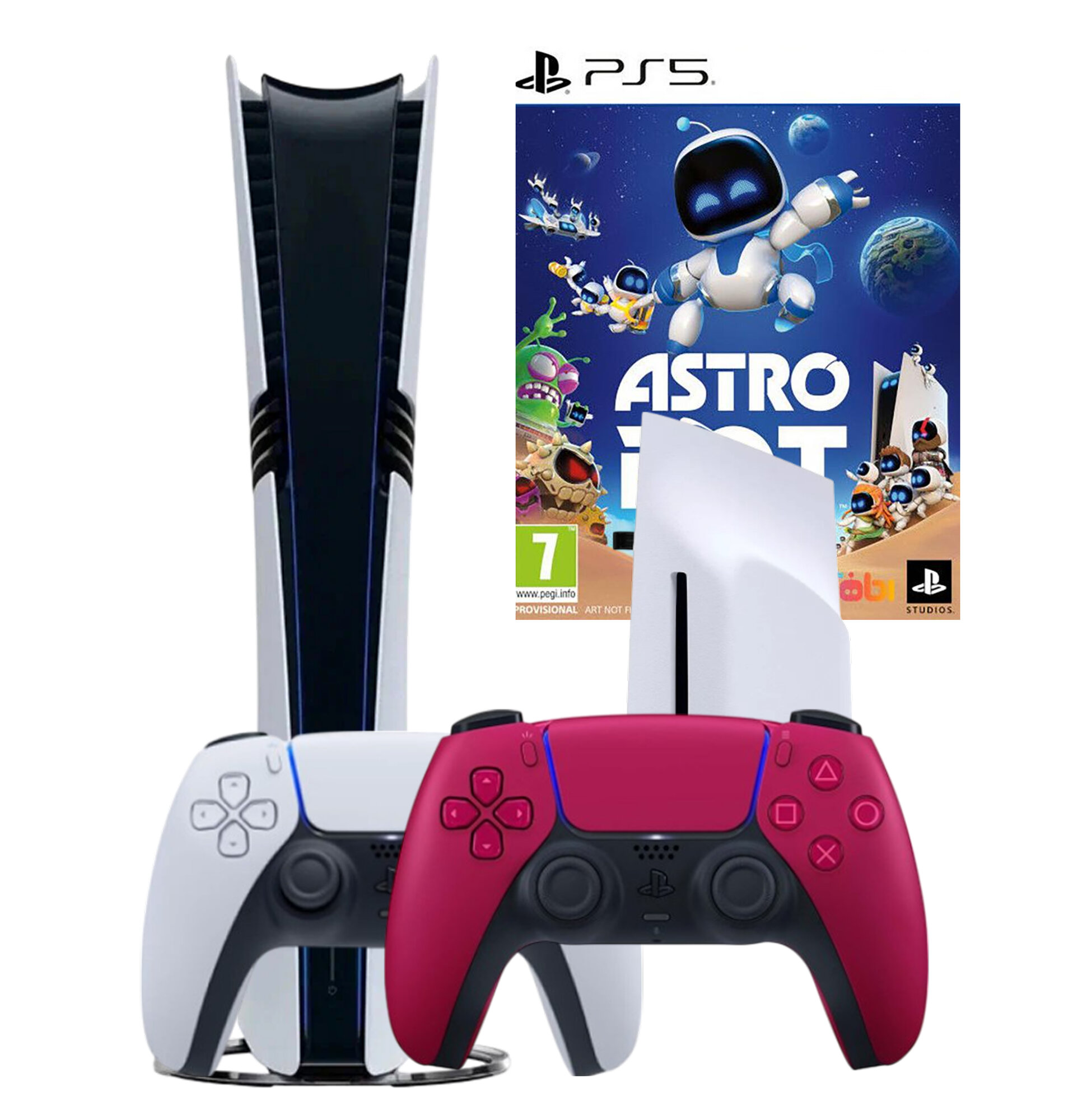 Игровая приставка PS5 Pro+ игра Astro Bot+Red+дисковод