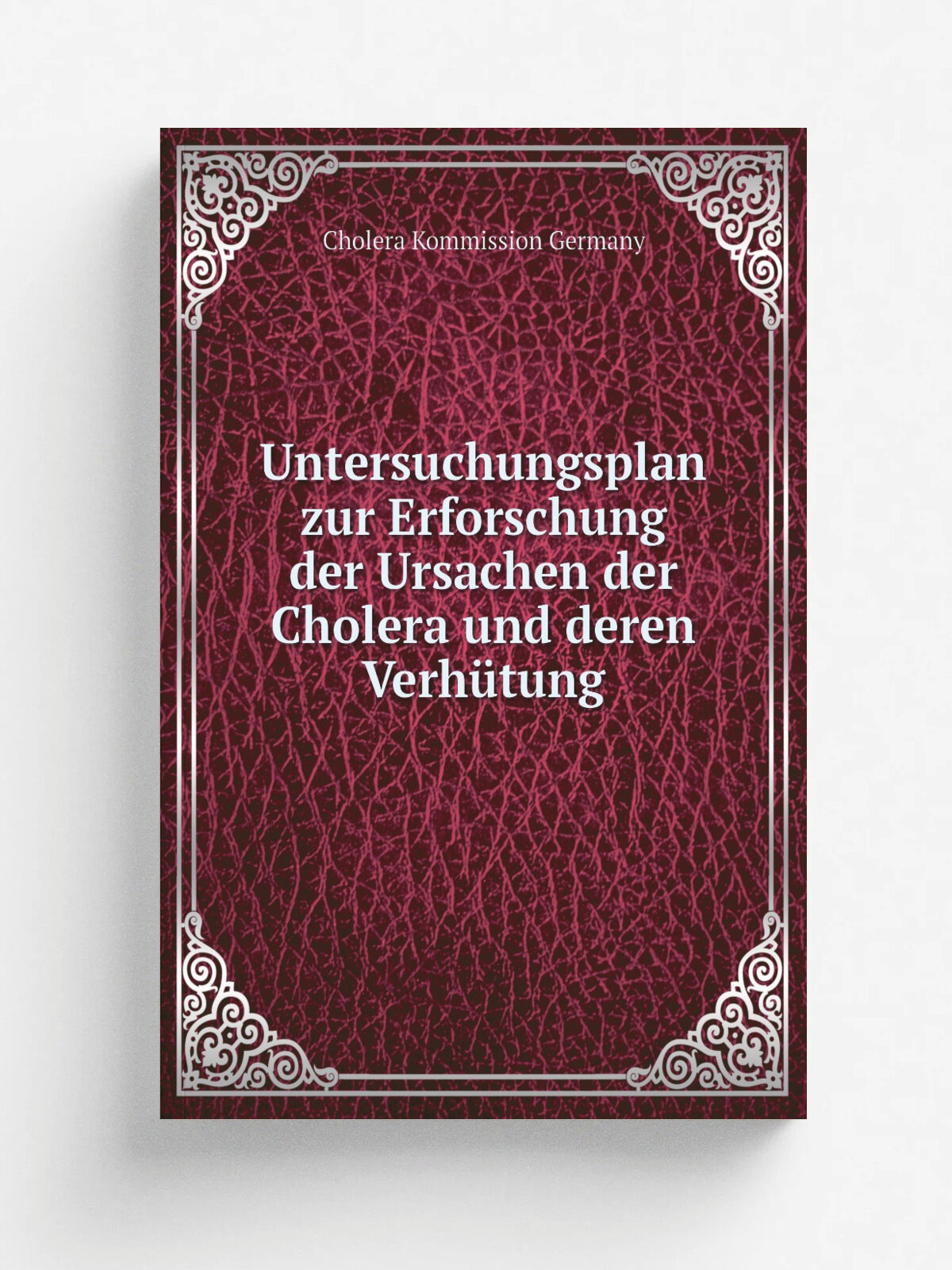 Untersuchungsplan zur Erforschung der Ursachen der Cholera und deren Verh.tung | Cholera Kommission Germany | 1873 | Verlag der Expedition de deutsch…