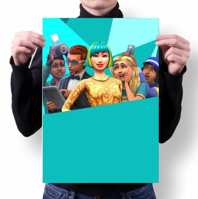Плакат The Sims, Симс №2, А3