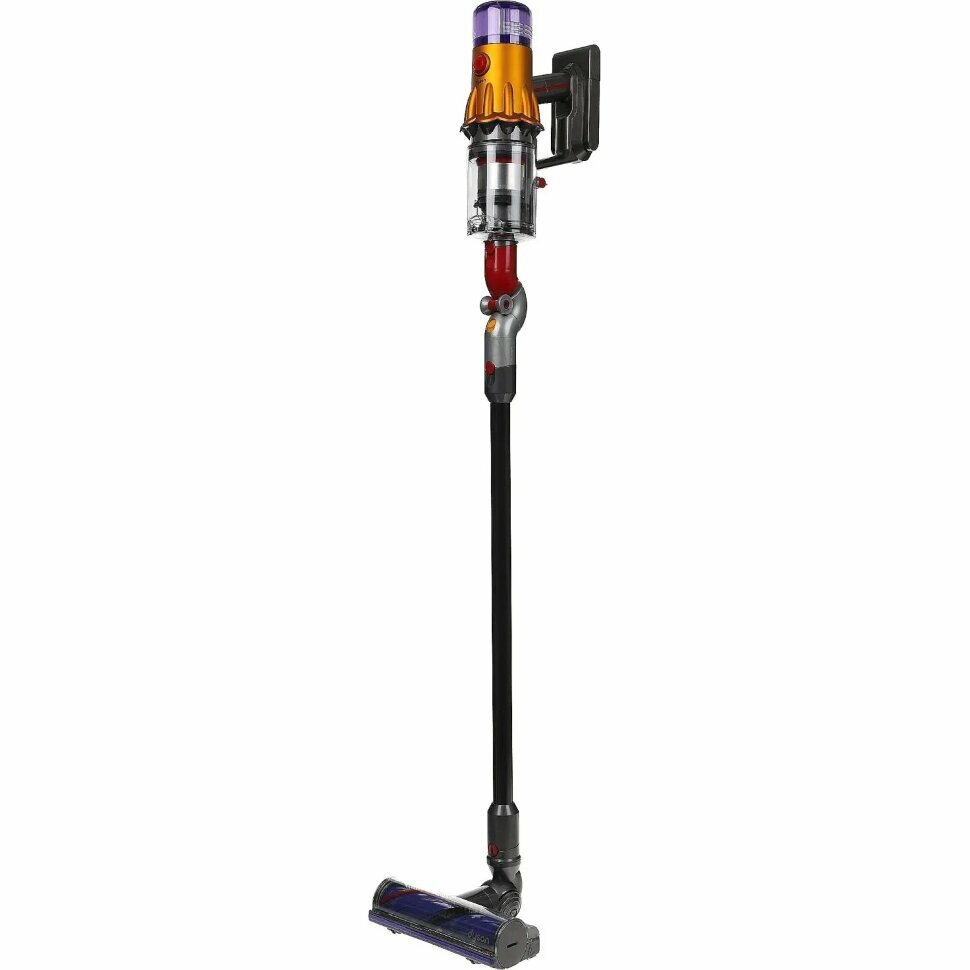 Пылесос Dyson SV46 V12 Detect Slim Absolute 545Вт серебристый/желтый, 2430884