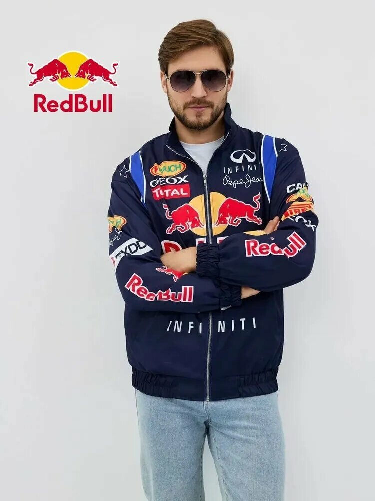 Куртка Red Bull куртка red bull ; куртка ред булл ; бомбер ред булл ; ветровка y2k