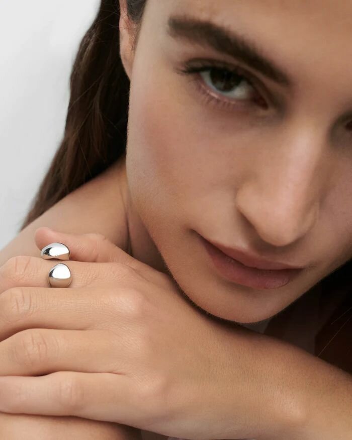 Кольцо, серебро, 925 проба, родирование