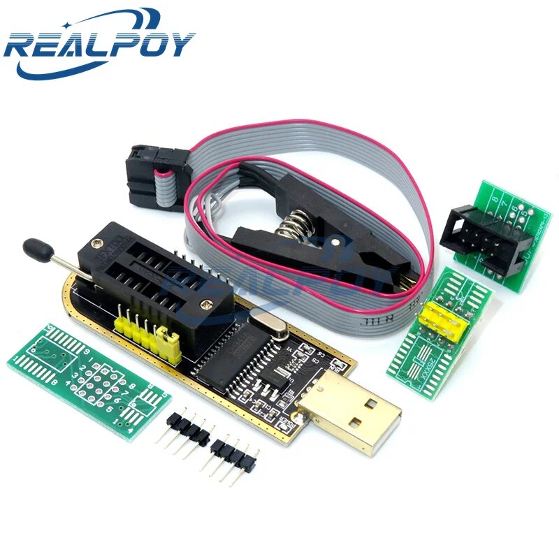 REALPOY USB программатор EEPROM 93CXX/25CXX/24CXX, 1 Set