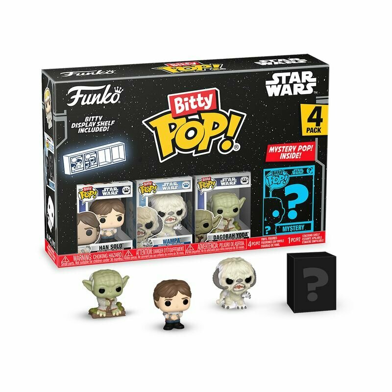 Набор фигурок Funko Bitty Pop! Star Wars №4/ Звёздные войны - 4 фигурки, одна из которых фигурка-сюрприз