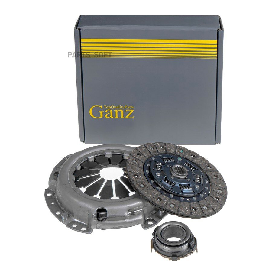 Сцепление в сборе GEELY MK, CK, OTAKA 08-/MK Cross 10- (1.5i) GANZ GIE36046 от официального дистрибьютора, GANZ, артикул GIE36046