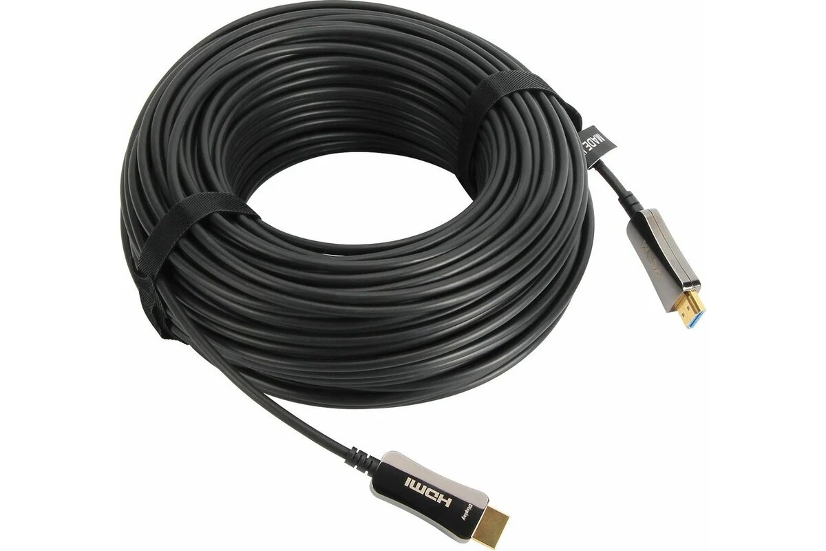 Кабель HDMI-HDMI, 50m, черный VCOM D3742A-50M