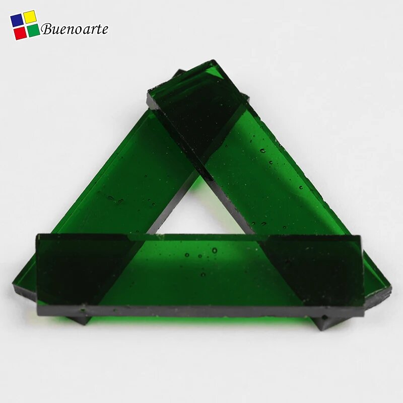 Витражное стекло для мозаики Буеноде Изумрудный, SFS33