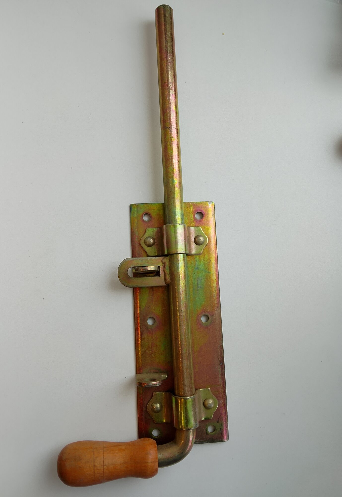 Задвижка дверная накладная ( засов воротный).