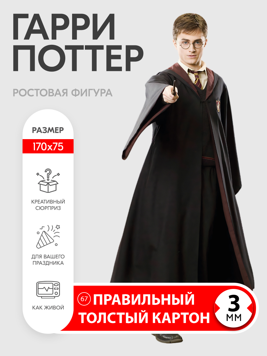 Аксессуар для фотосессий, Гарри Поттер (Гарри Поттер) 3, ростовая фигура