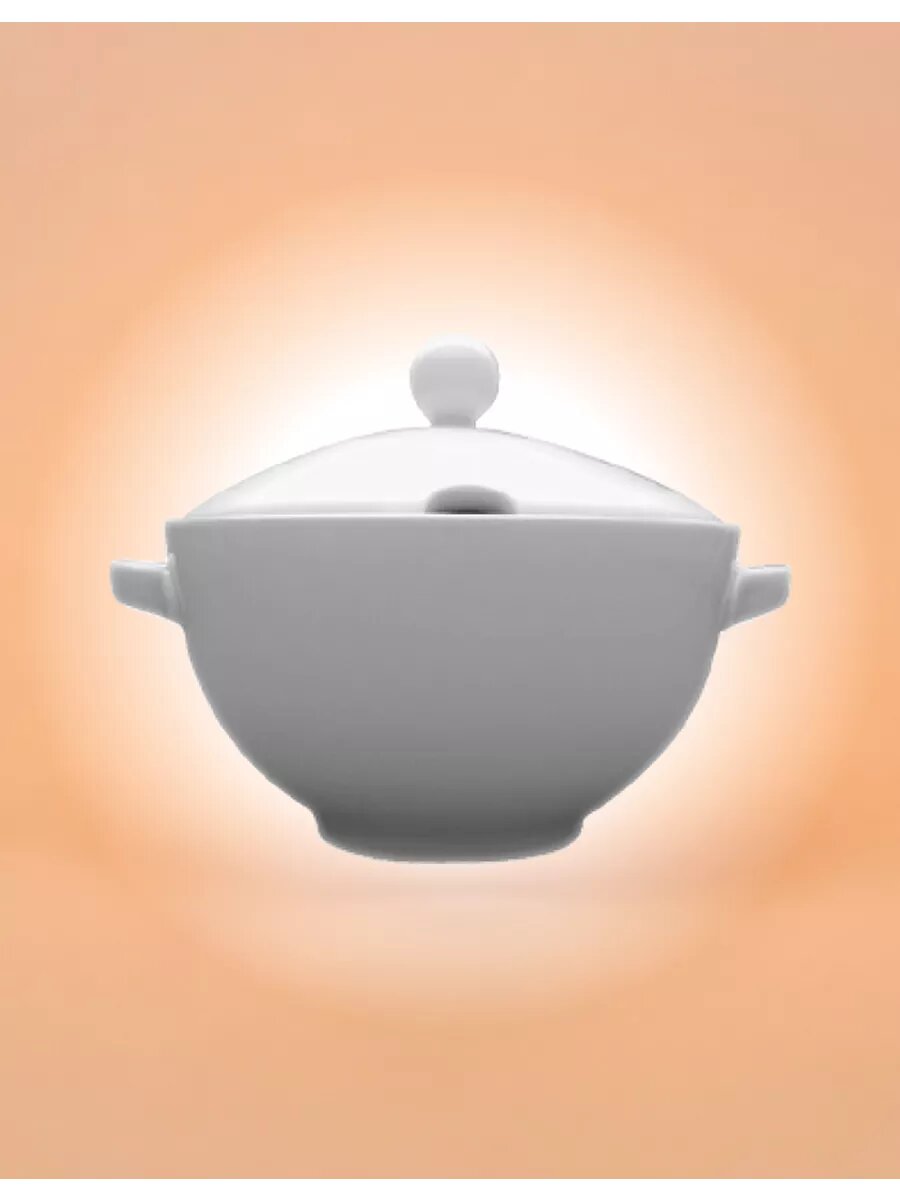 Супница с ручками Lubiana Kaszub-Hel, фарфоровая, 3 л