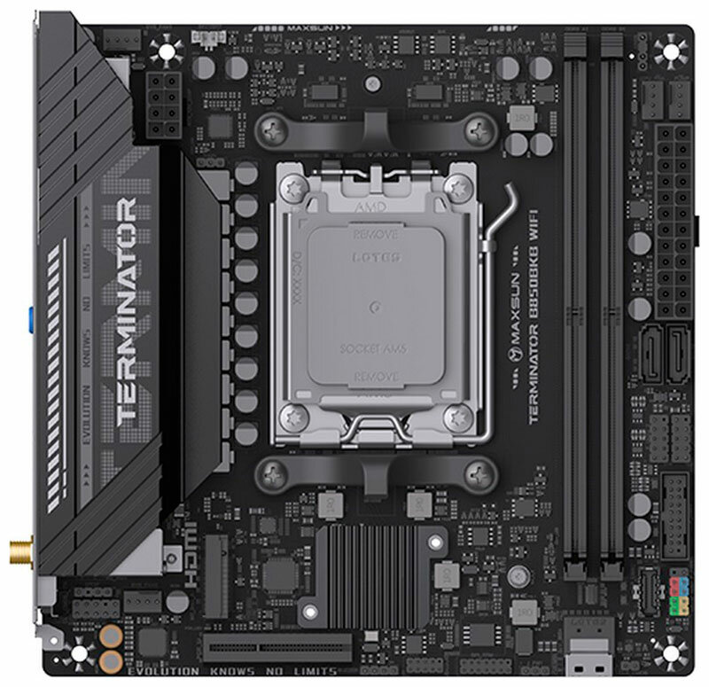 Материнская плата Maxsun MS-Terminator B850BKB WIFI (AM5, mini-ITX)