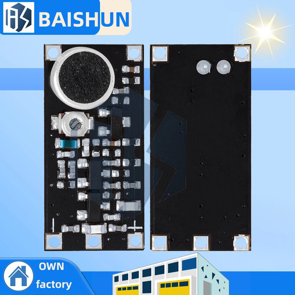 88-115 МГц FM беспроводной микрофон модуль передатчика наблюдения плата для Arduino регулируемый конденсатор DC 2 В 9 мА напряжение