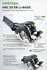 Дисковая пила Festool HKC 55 EB LI-BASIC 576163