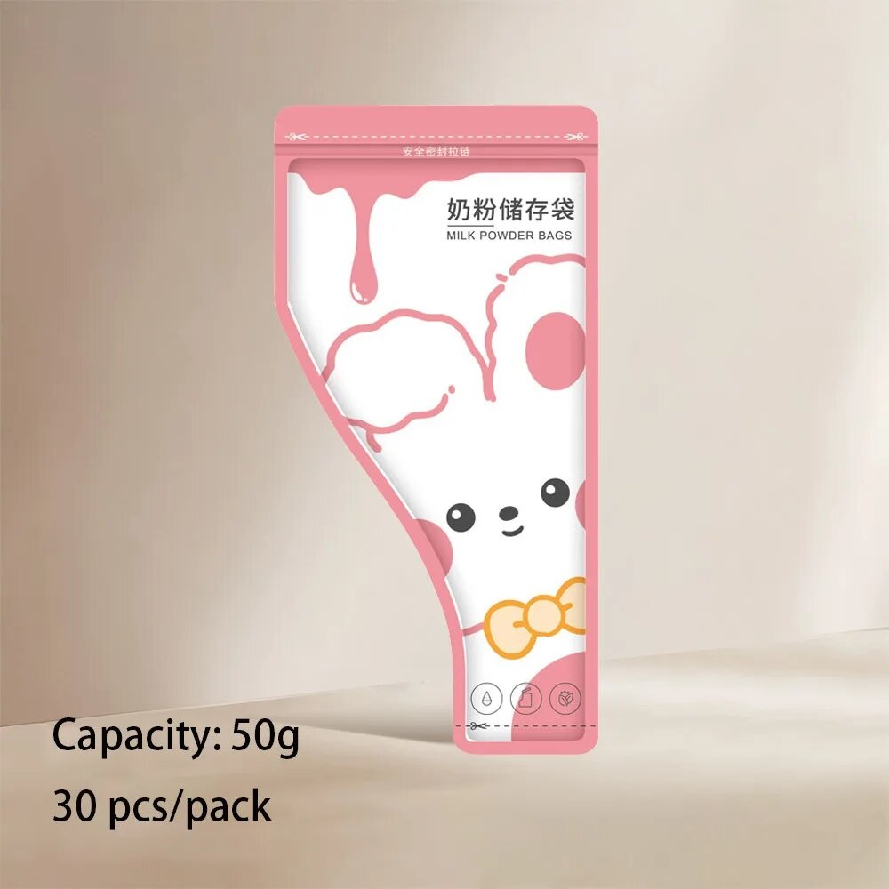 Пакеты для молока 50г, 30шт, Pink