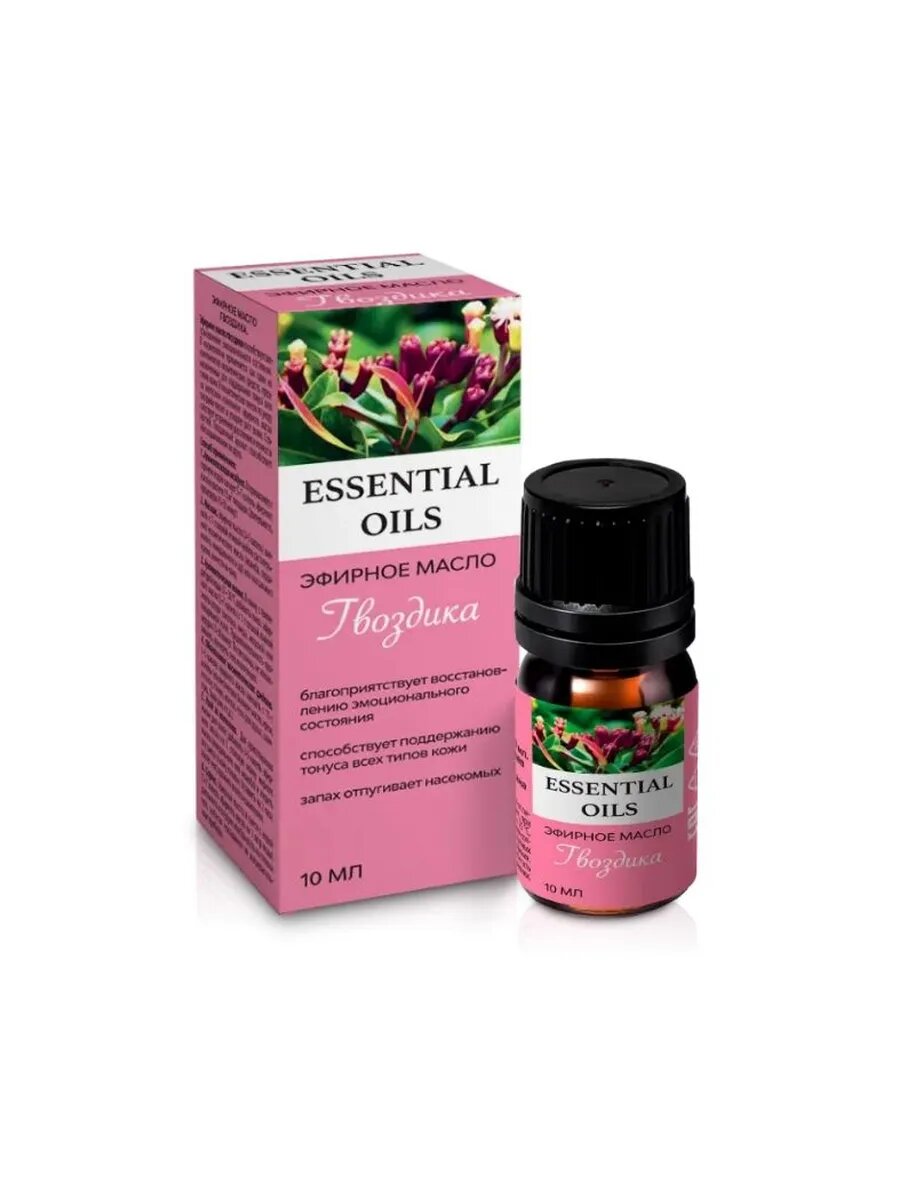 Масло эфирное Гвоздика, масло эфирное, 10 мл, 1шт, Аспера