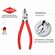 KNIPEX Бокорезы KN-7001140 Диагональные кусачки для резки проводов и кабелей