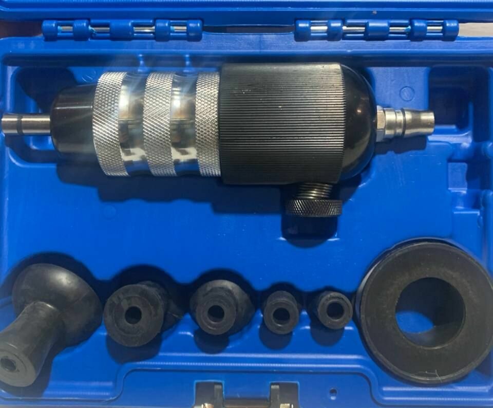 Приспособление для притирки клапанов пневматическое (ф20, 30, 35, 40мм), в Кейсе