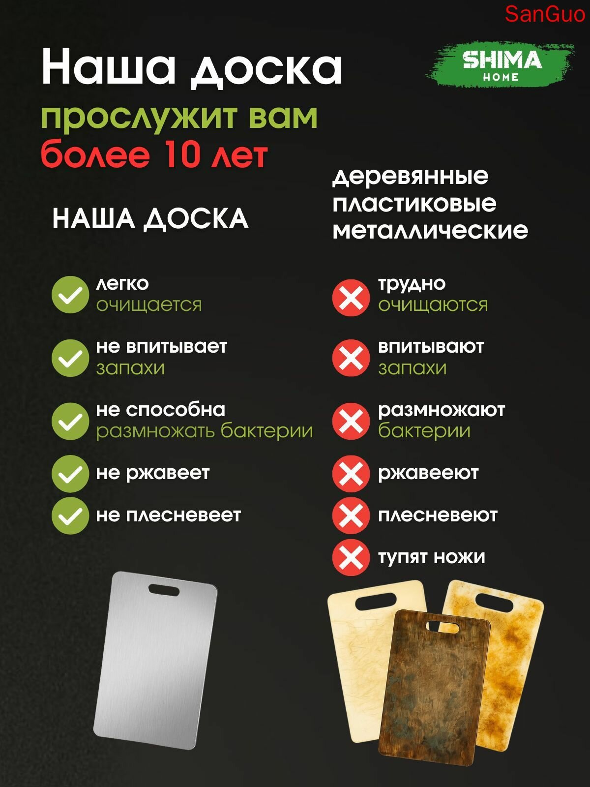 Разделочная доска Kernel — фото 1