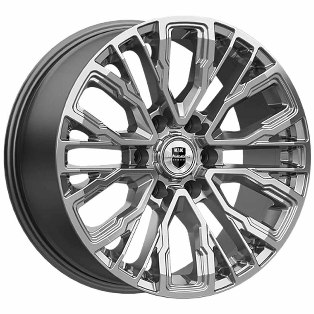 Колесный диск K&K Кортес 8.5x19 6x139.7 ET36 D100.1 Дарк платинум
