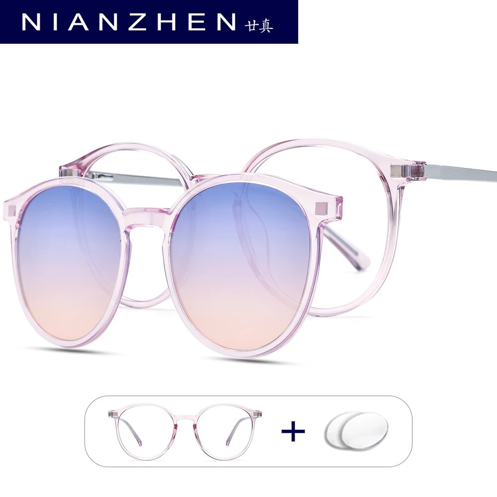 Прогрессивные очки NIANZHEN Purple Blue C4 1.74