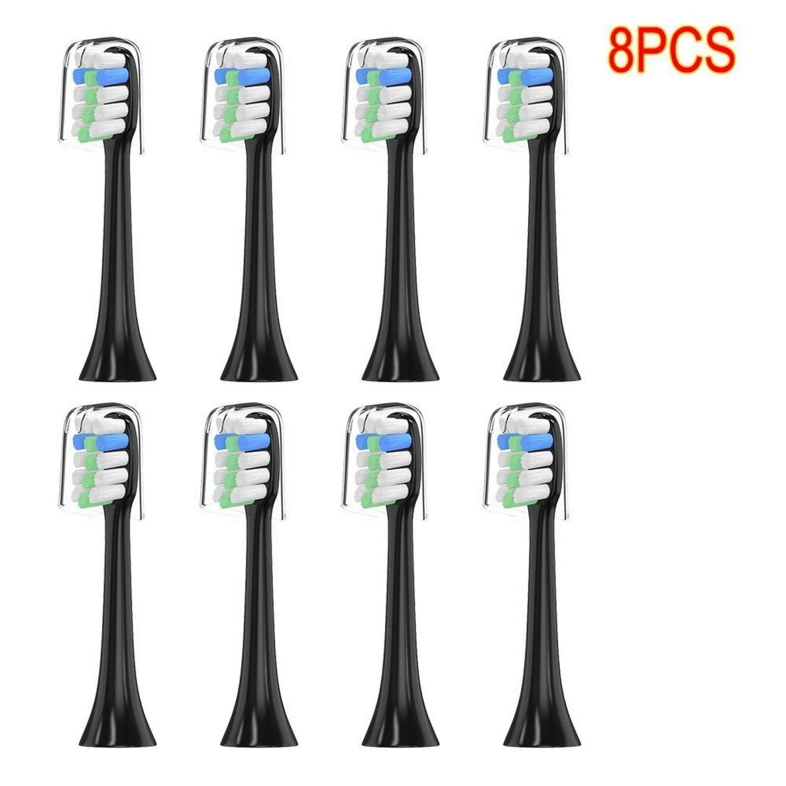 Насадки для электрической зубной щетки MyPads Xiaomi Mijia Soocas X3 совместимые, набор 8 шт
