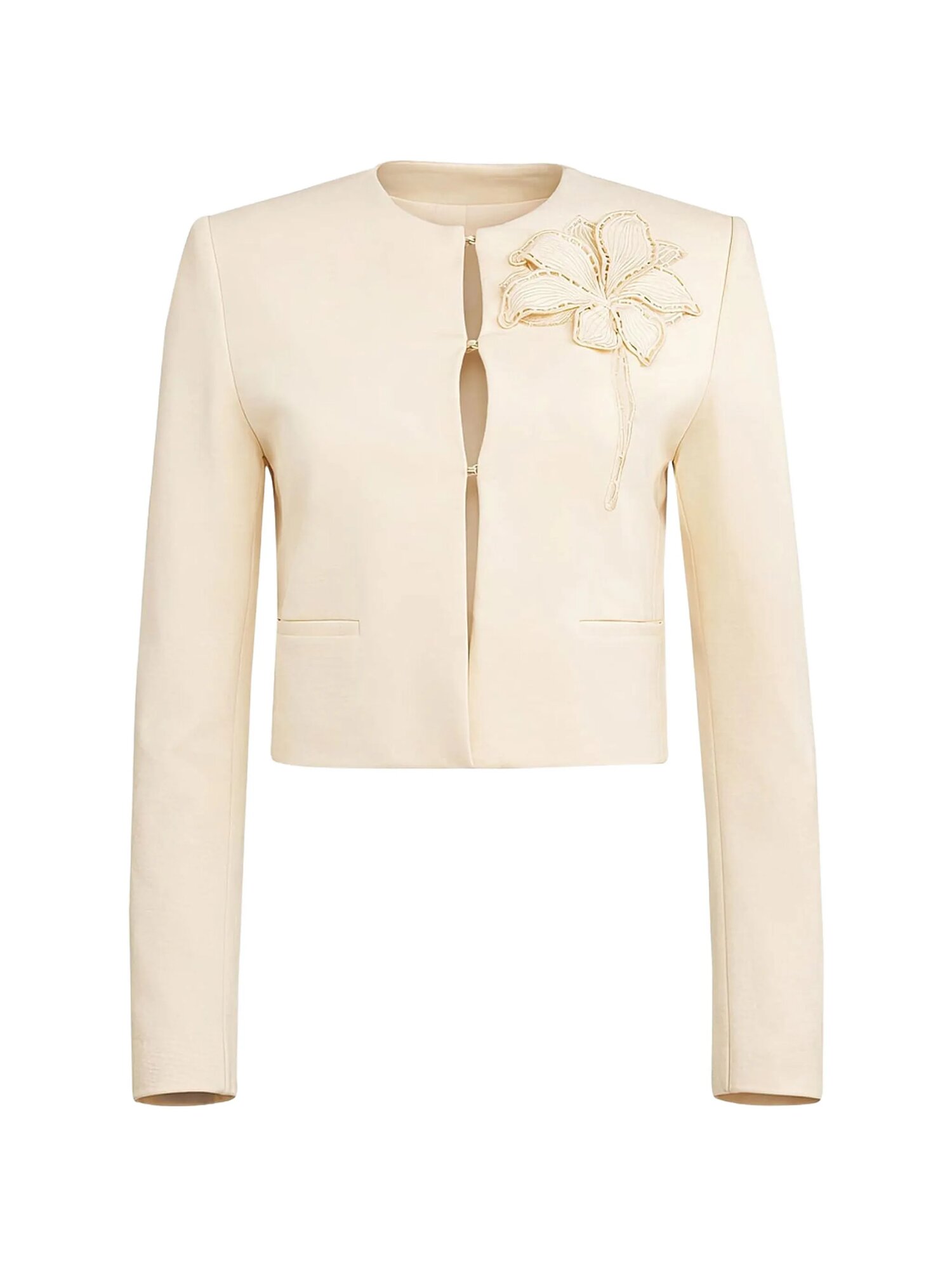 Пиджак Floral appliqué jacket