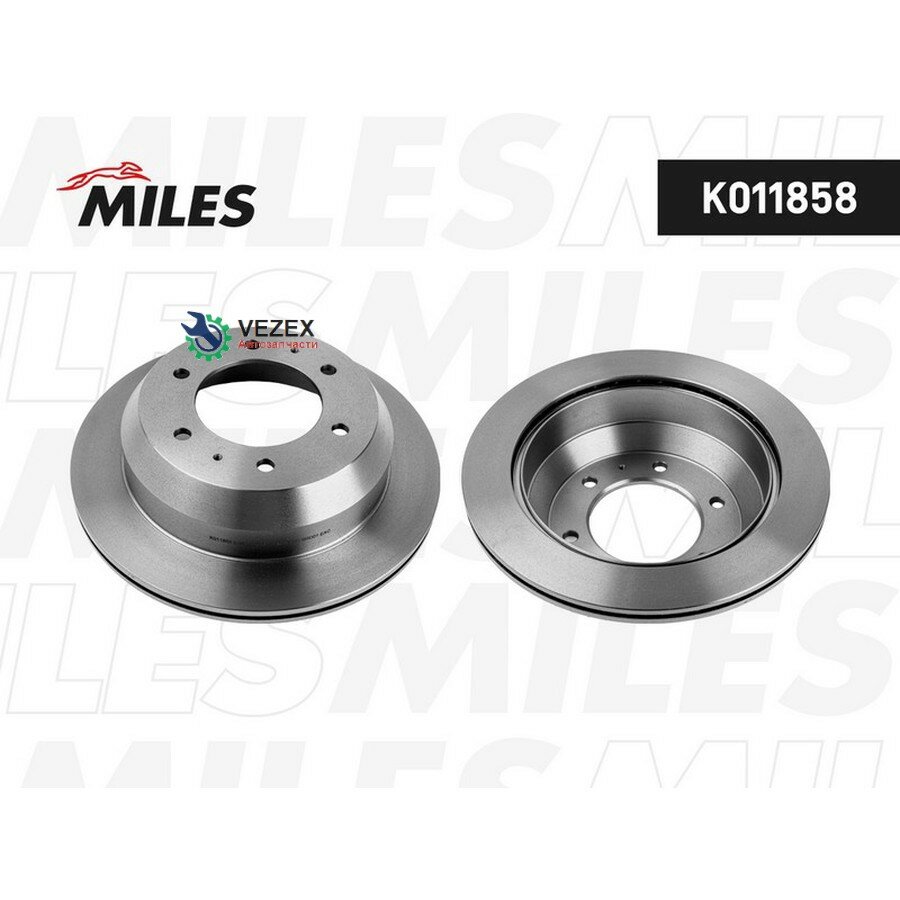 MILES K011858 Диск тормозной GREAT WALL HOVER - задний K011858