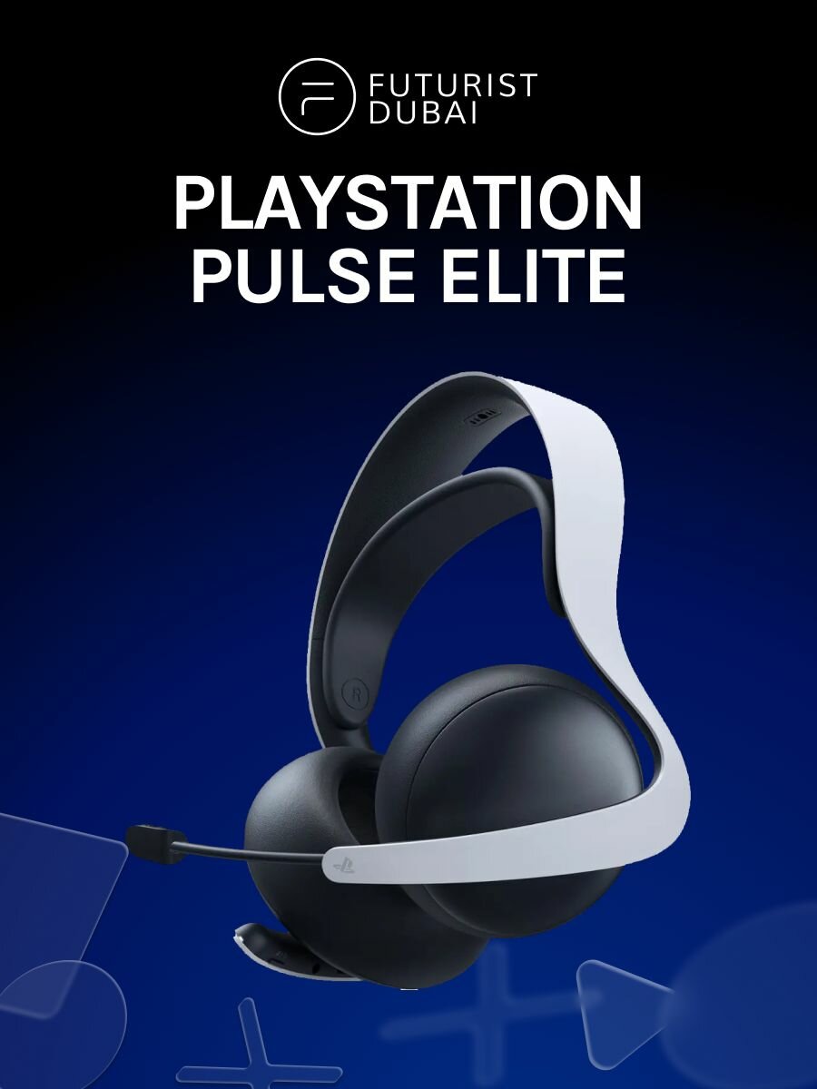 PlayStation Наушники беспроводные с микрофоном PULSE Elite, белый