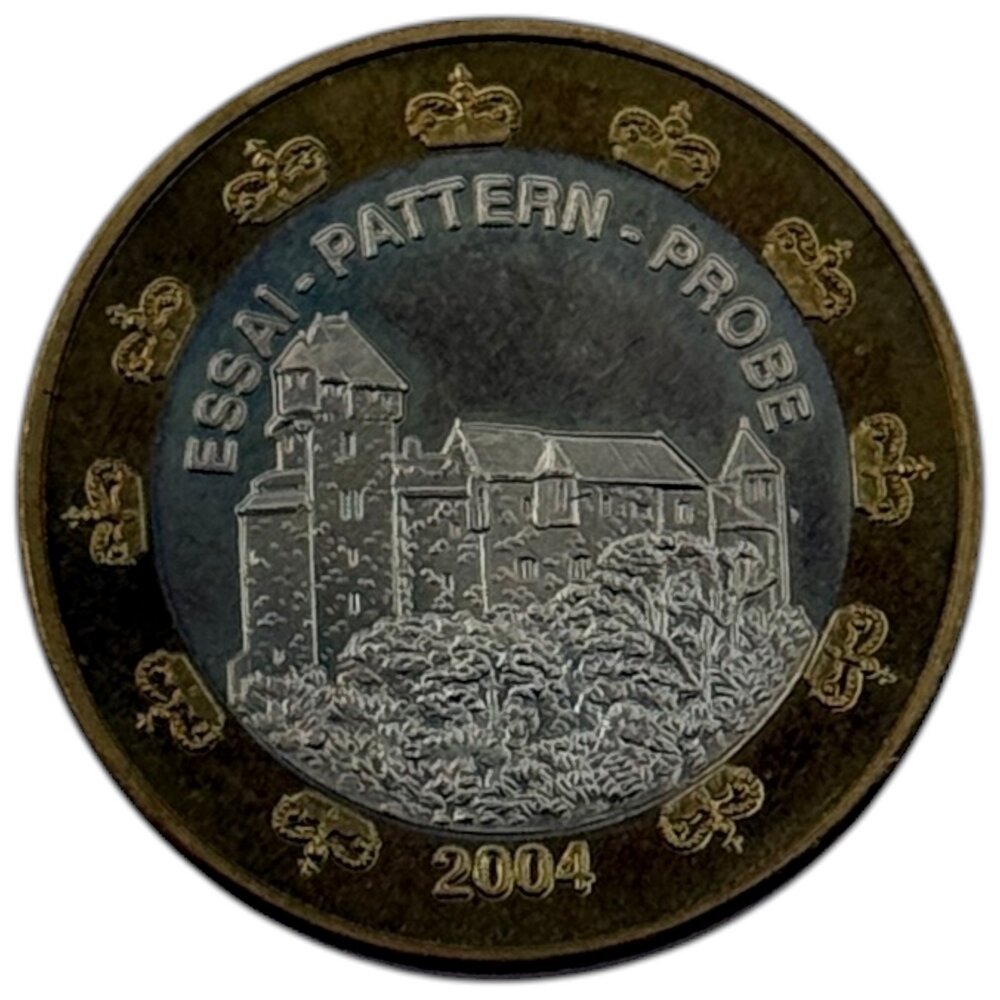 Лихтенштейн 1 евро (Europ) 2004 г. (Проба) (BU)