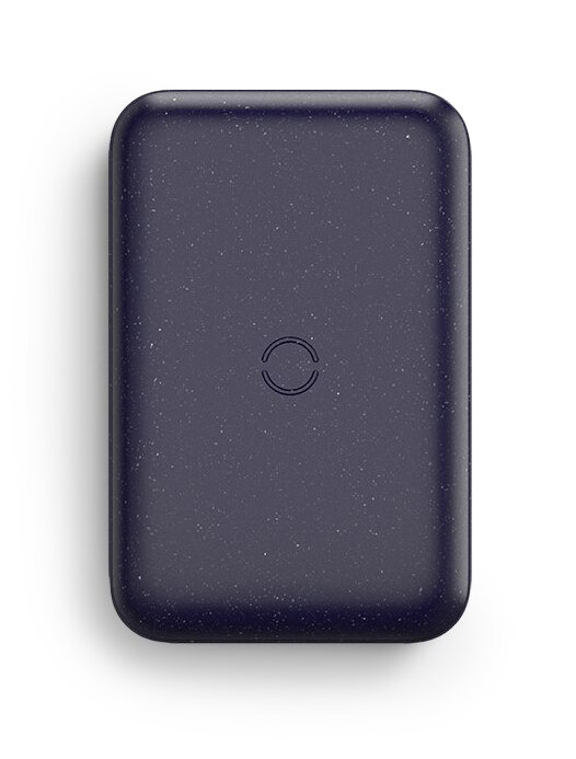 Внешний аккумулятор Uniq HYDEAIR 10000W Wireless 7.5/10W, USB-C PD 18W Indigo