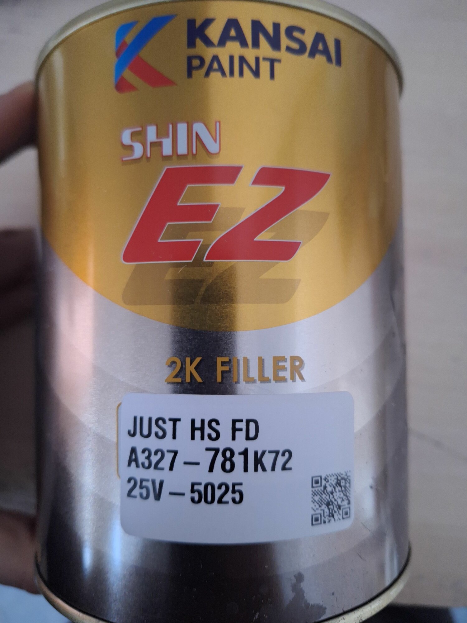 Грунт Kansai SHIN EZ 2K Filler Just HS Fast Dry 1кг без отвердителя