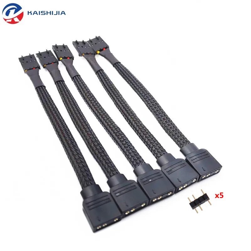 Corsair RGB Fan Hub to Standard 5V 3Pin ARGB Adapter Cable for Lighting Node Core
