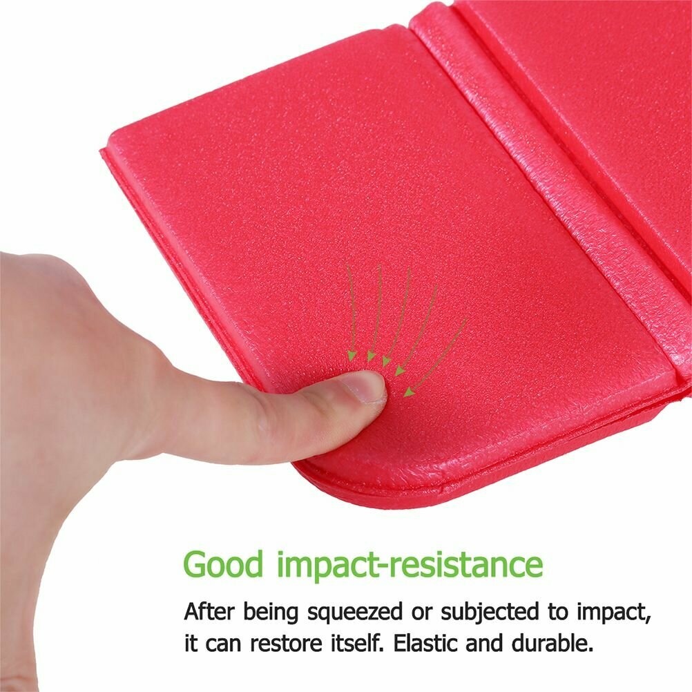 Красные надувные подушки для сидения, водонепроницаемый игровой коврик, складная подушка, походное сиденье