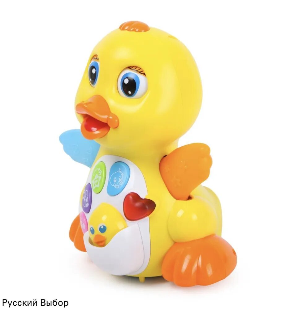 Музыкальная игрушка Baby Go Disco Duck танцующий утенок для детей от 18 месяцев — фото 1