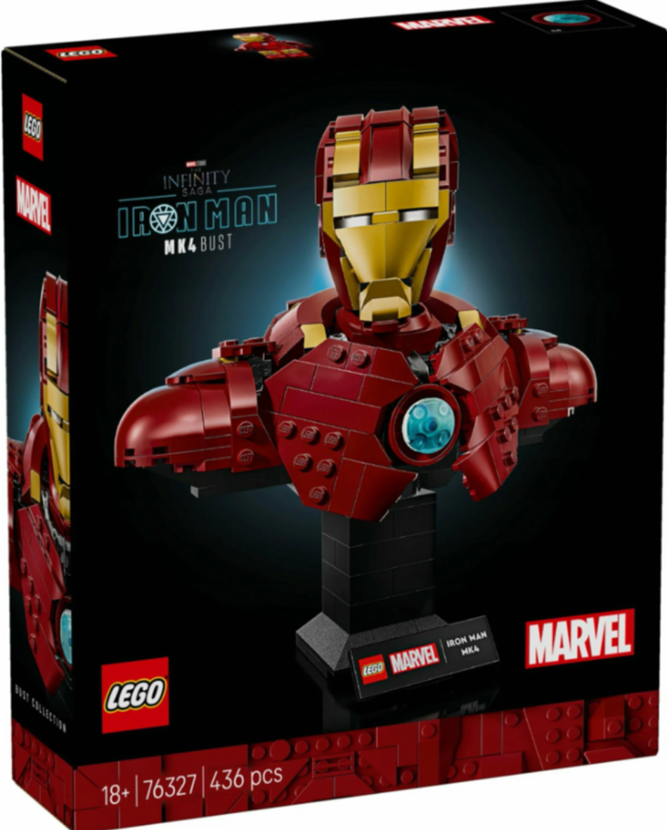Конструктор LEGO Super Heroes 76327 Бюст Железного человека MK4, 436 дет.