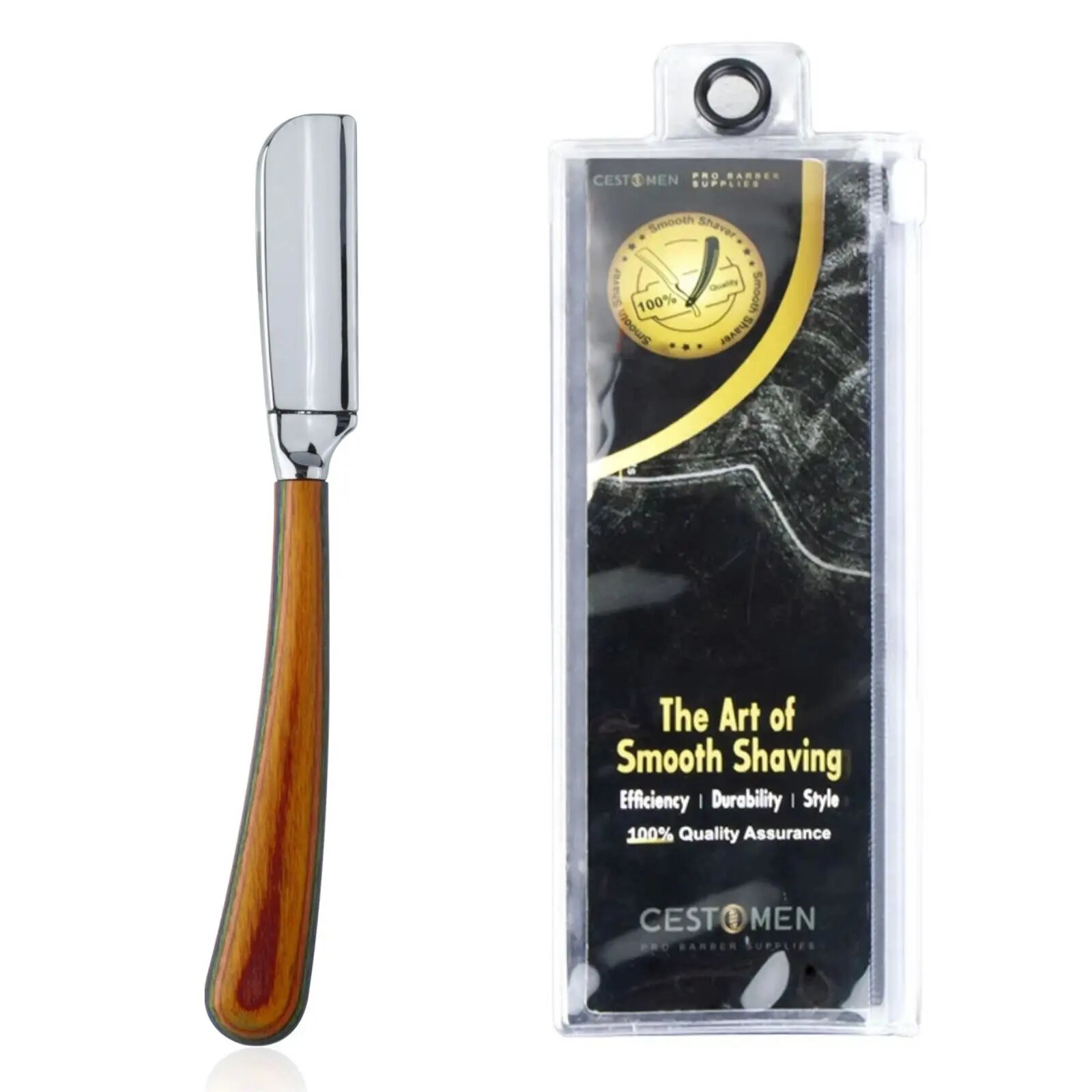 Стальная бритва для бритья бороды Barberbeauty Pro Razor A With Bag