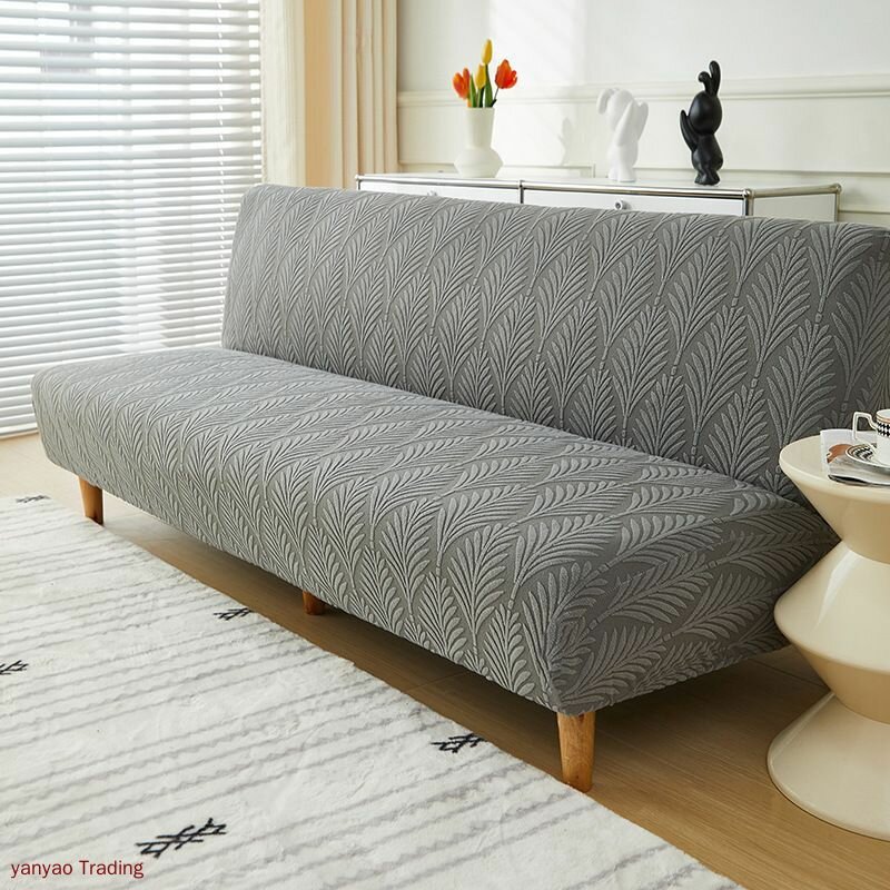 Объемный Жаккардовый Чехол Для Дивана, Эластичный, Грязезащитный, Нескользящий, Универсальный Чехол Для Дивана-кровати Без Подлокотников