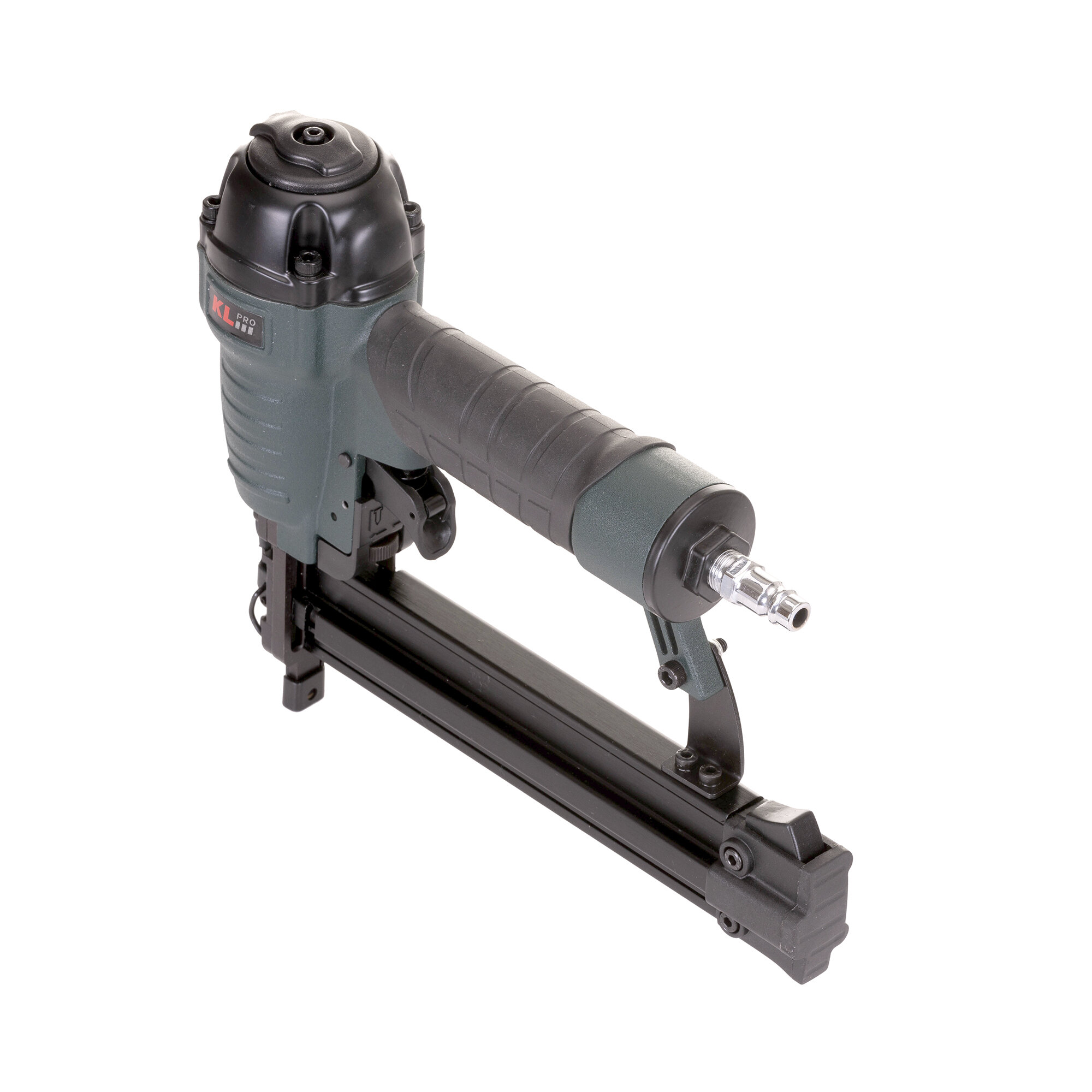 Профессиональный пневматический степлер/нейлер KLPRO KLCT32F (емкость 100 гвоздей, диаметр 1,25мм, длина 10-32мм)
