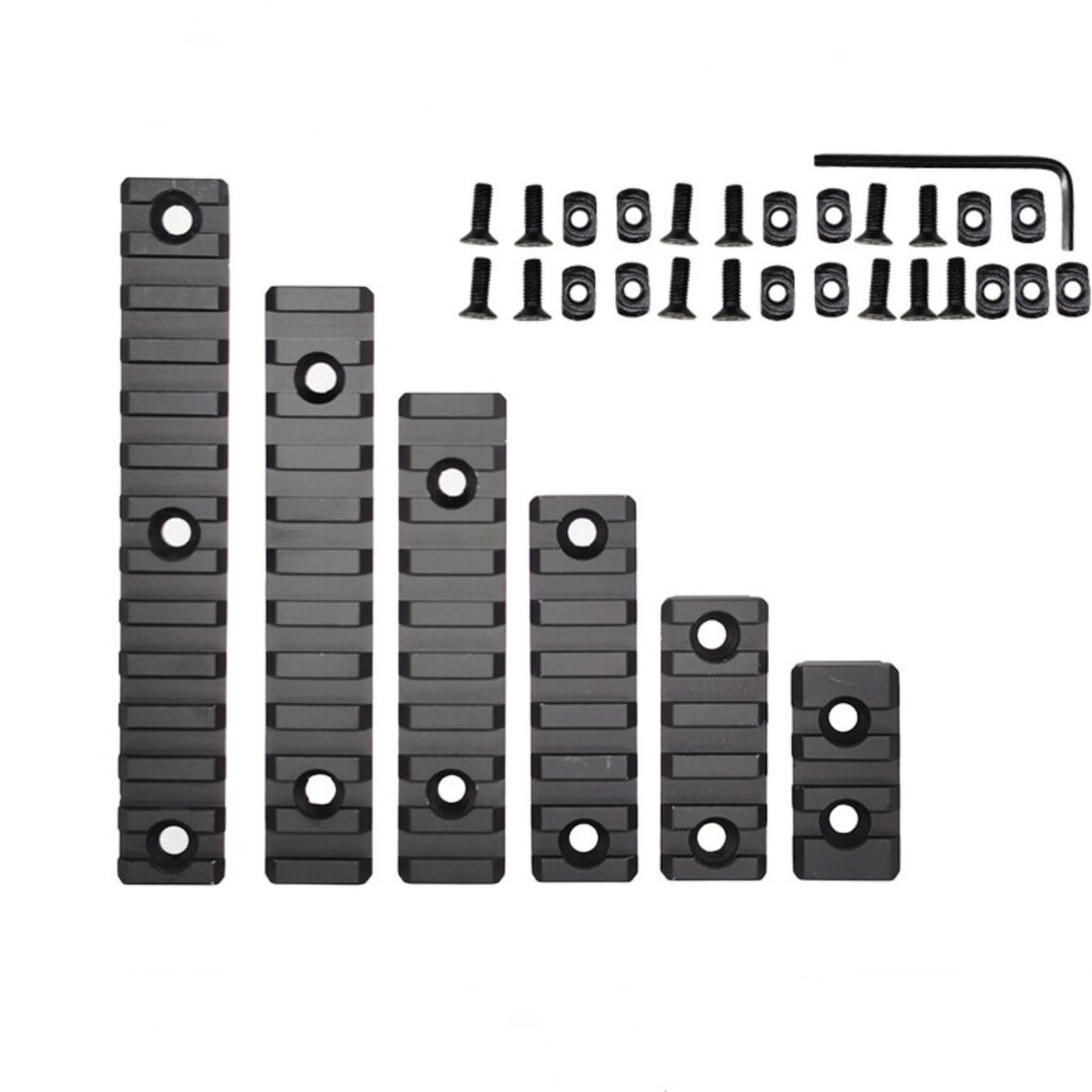 Долговечность Металлическая Монтажная Рейка с углом наклона 45 градусов, Кронштейн для крепления Фонарей и аксессуаров, Размер 3/5/7/9/11/13