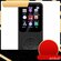 MP3-плеер с диктофоном и FM-тюнером, черный, поддержка FLAC, micro SD