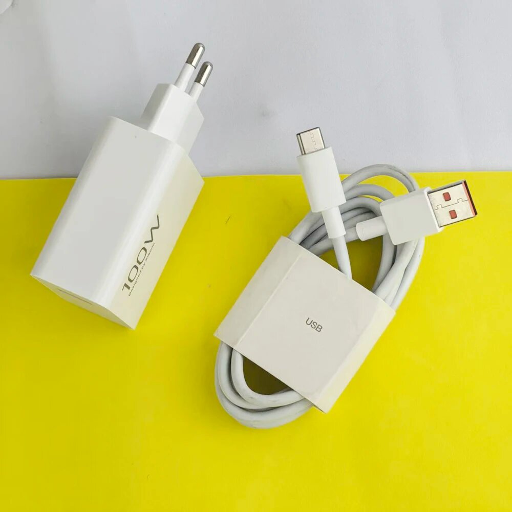 Адаптер Xiaomi 100W EU + кабель USB Type-C 1.5м