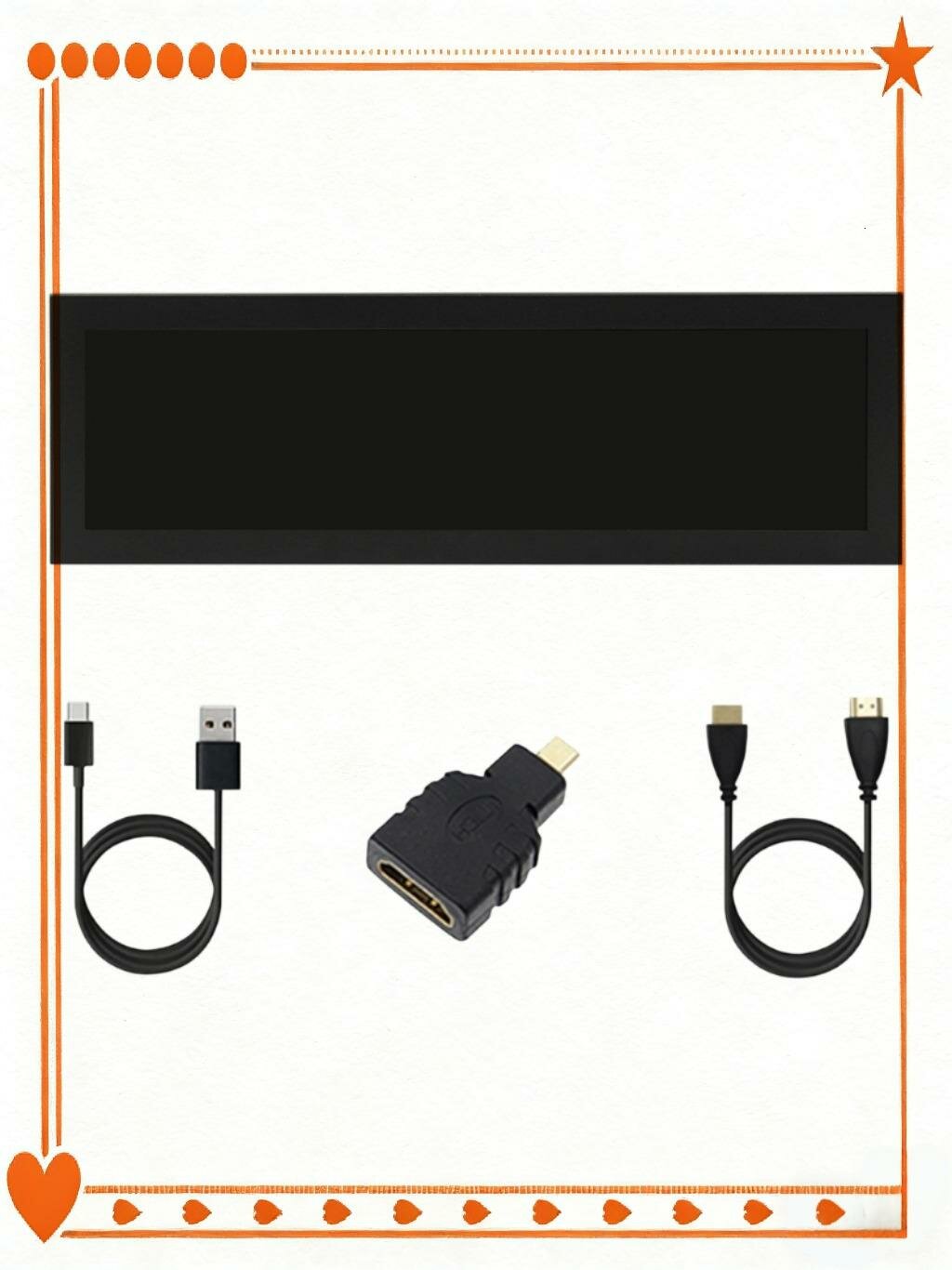 Второй ЖК-монитор 8,8 дюйма, Прикоснитесь