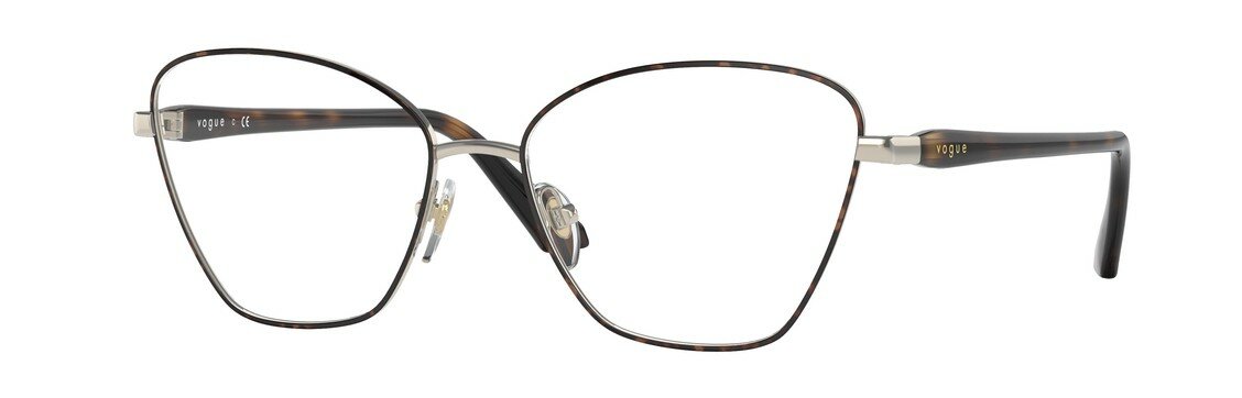 Оправа Vogue eyewear VO 4195 5078, для установки линз, металл, форма бабочка, черная