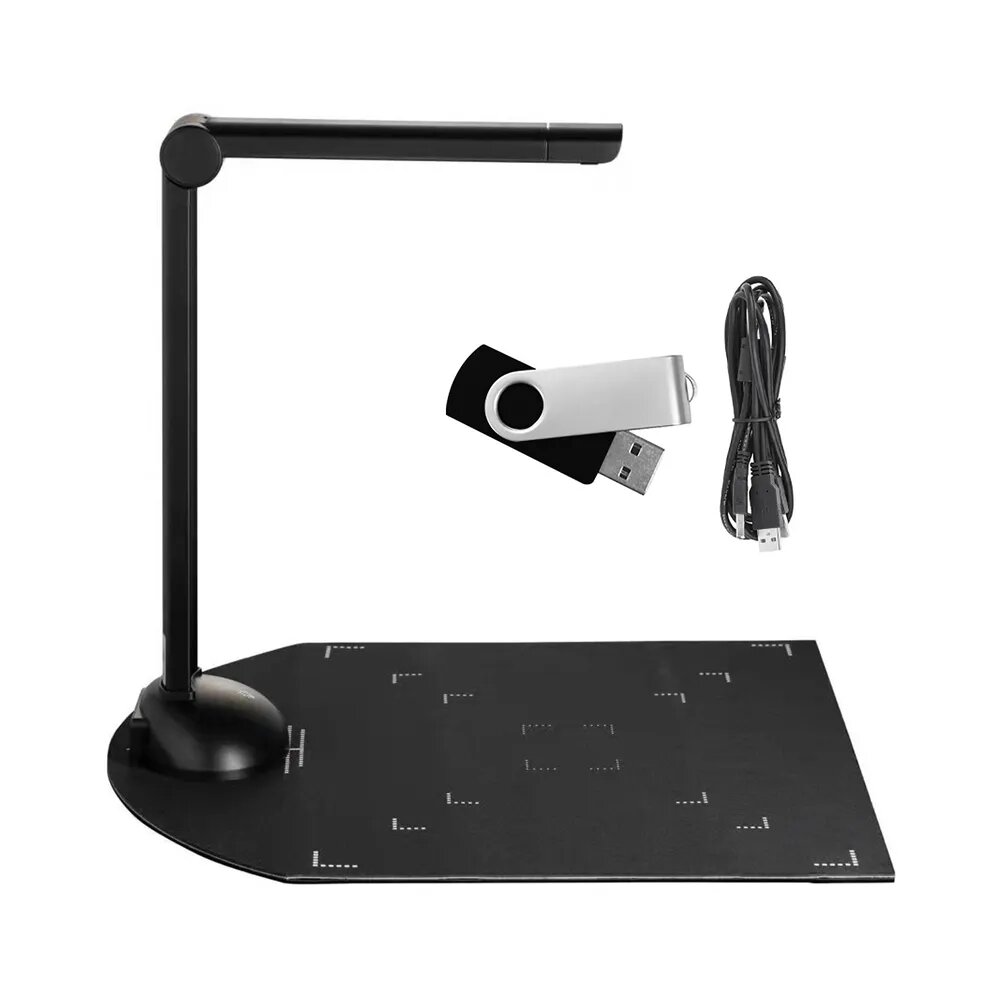 Techshow Сканер документный A4, черный, белый с USB-подключением
