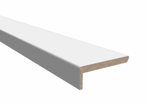 Наличник 70 мм Эмаль белая (РАЛ 9003) (телескопический)