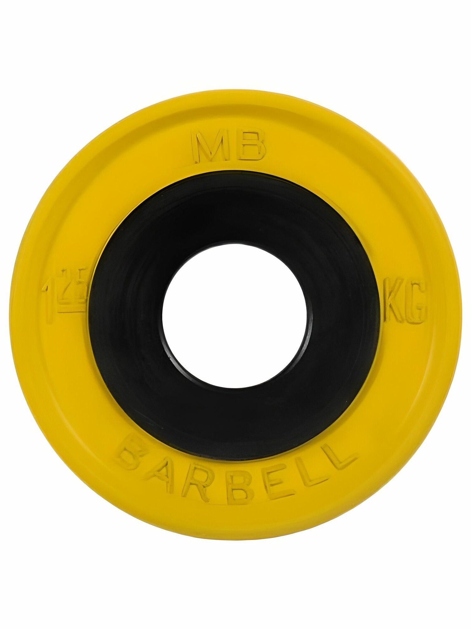 Диск олимпийский d51мм евро-классик MB Barbell MB-PltCE-1,25 1,25 кг жёлтый